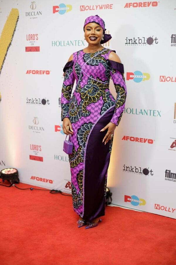 Celebrities adorned in Hollantex prints to the Palava Movie Premiere ...