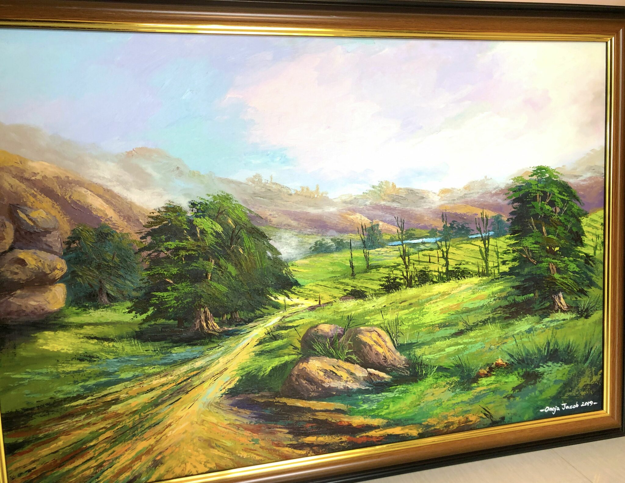 Through his art exhibitions, Onoja Jacob is promoting peace among communities living in Jos ...