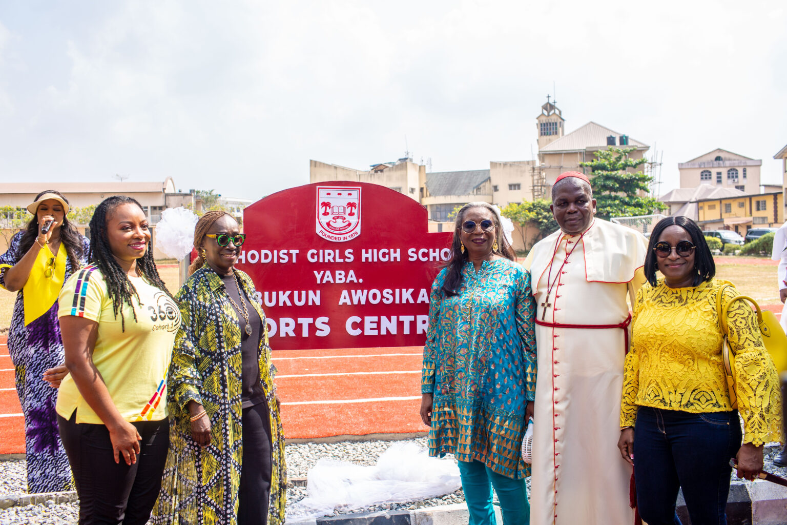 The 'Ibukun Awosika Sports Centre' unveiled at Methodist Girls High ...