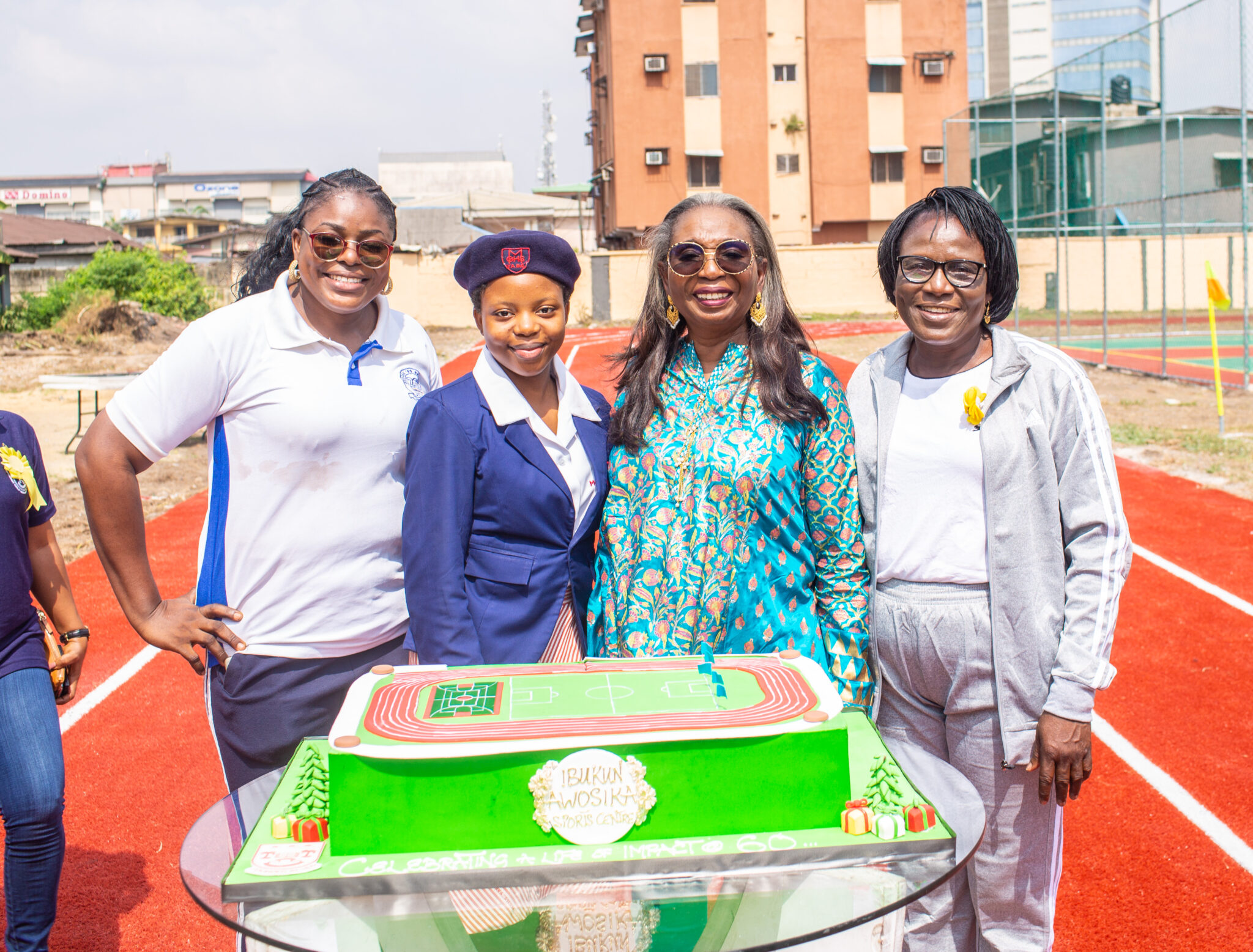 The 'Ibukun Awosika Sports Centre' unveiled at Methodist Girls High ...