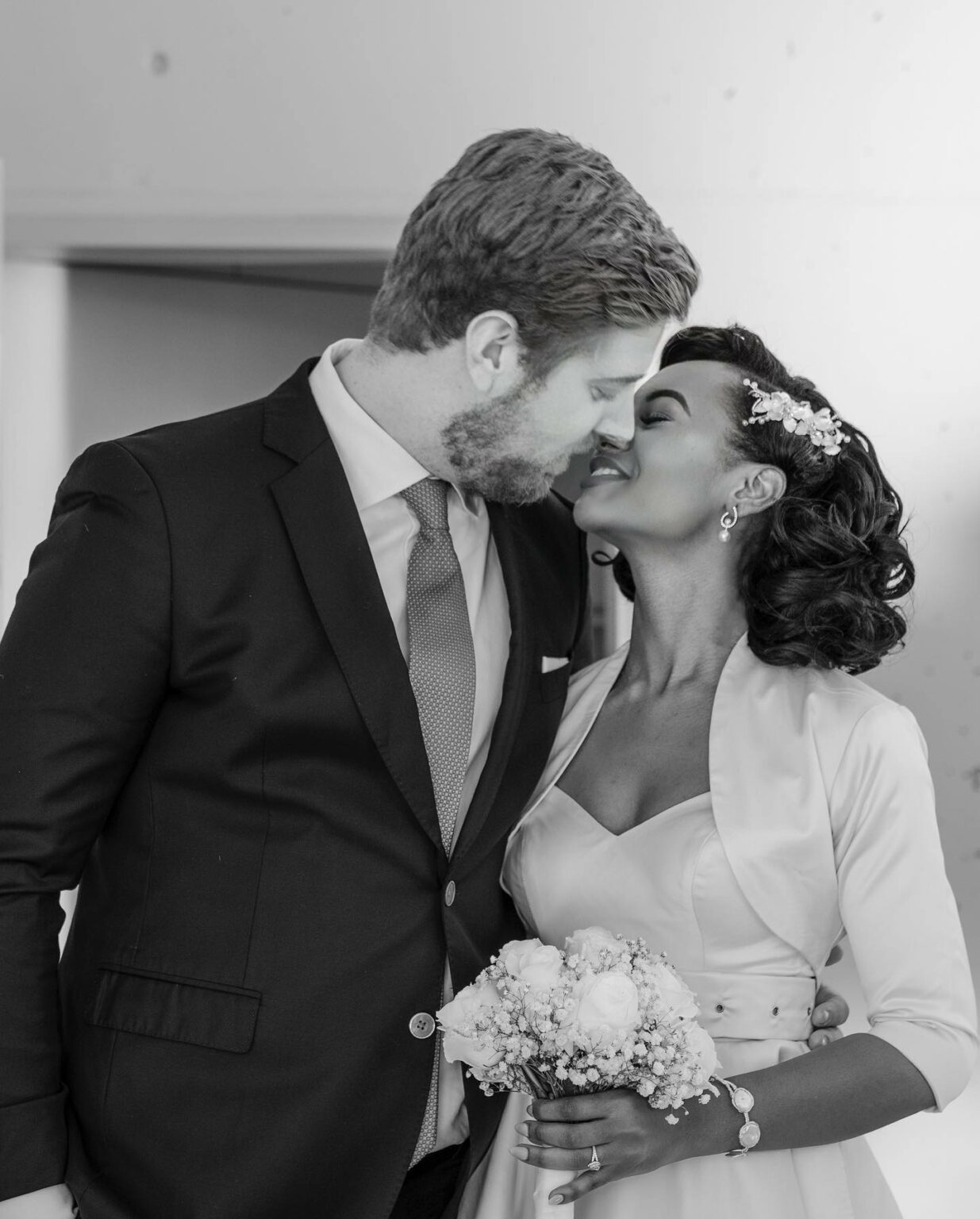 Legally Mr & Mrs! Catch all the Feels of Simi Drey & Julian’s Civil Wedding | BellaNaija