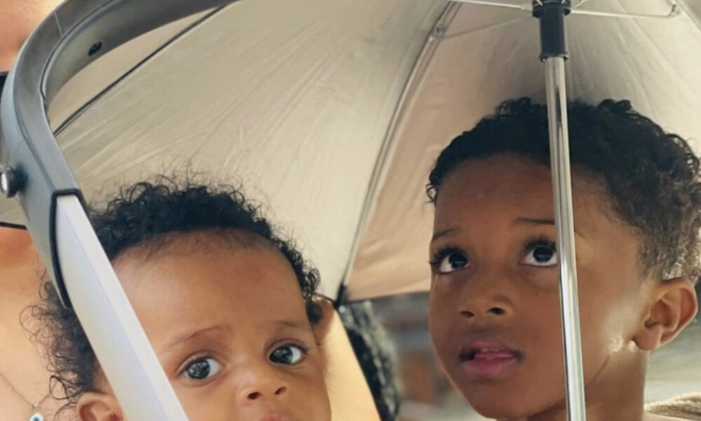 Wizkid shares adorable photo of his kids | BellaNaija