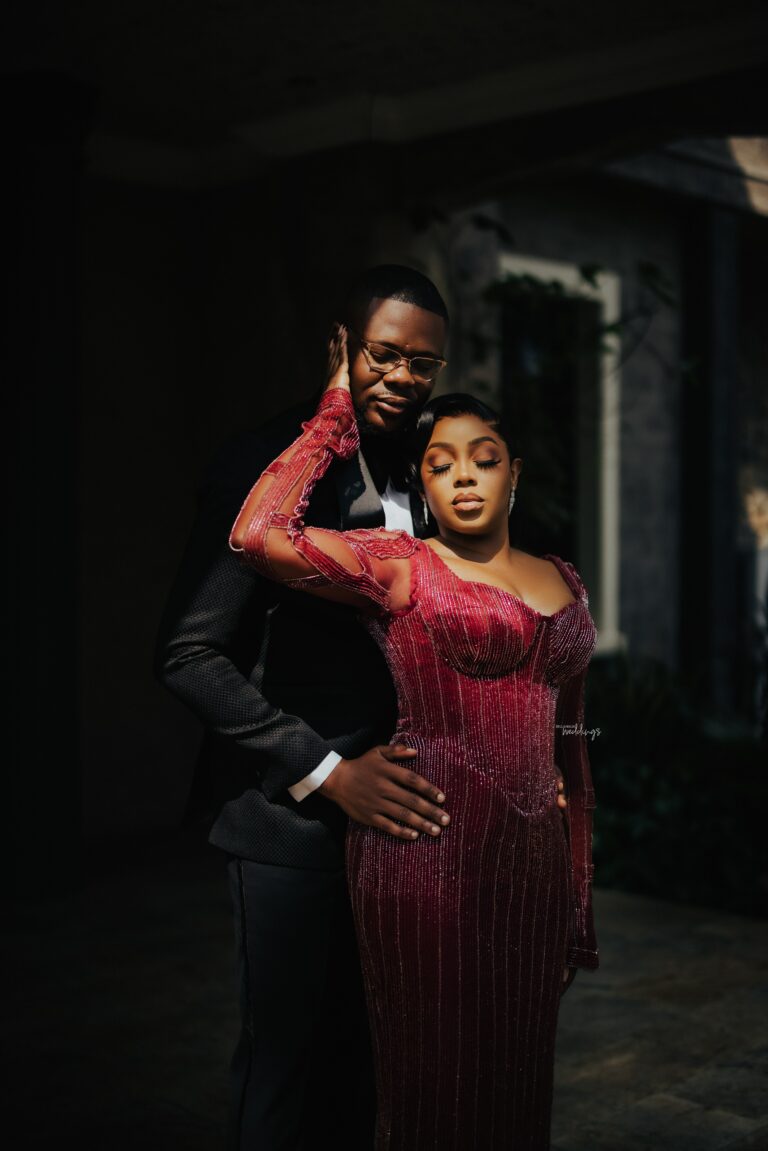 It's Raining Love & Beauty in Yetunde and Deji's Pre-wedding Shoot ...