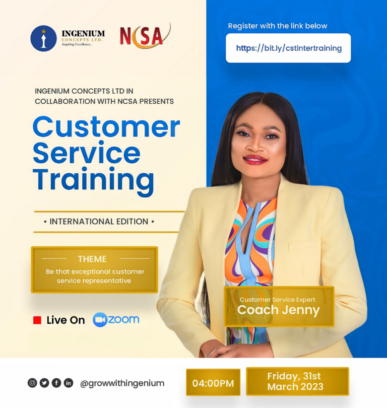 Developing Africa's Business Ecosystem: Ingenium Concepts and the US National Customer Service ...