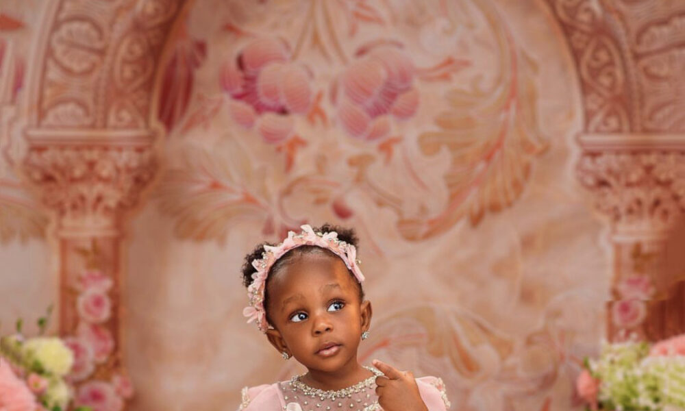 #BamTeddy's Second Child Maya's Birthday Snaps are So Cute! | BellaNaija