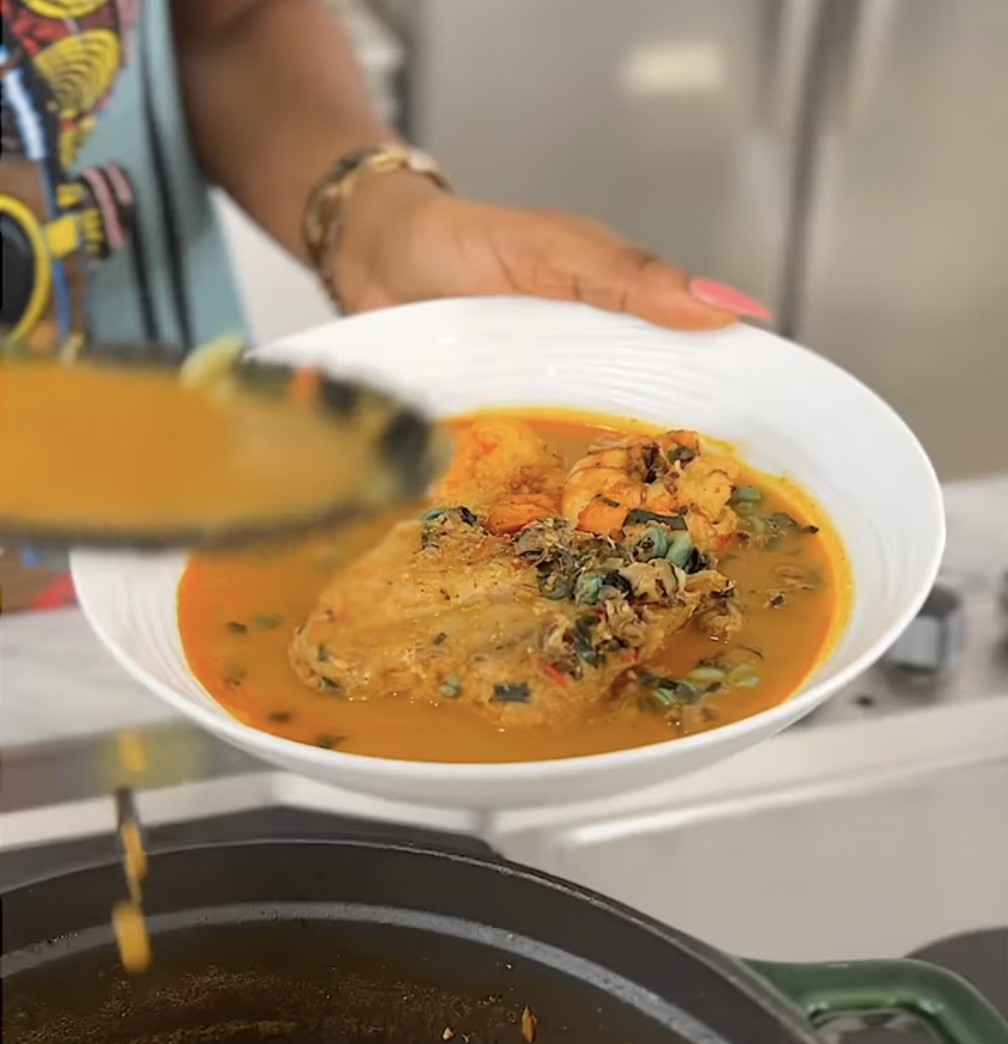 Watch: Zeelicious Shares Her Recipe for Fisherman Soup | BellaNaija