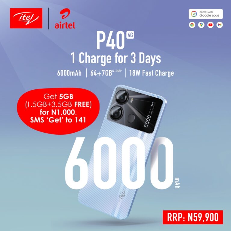 itel Releases 1 Charge for 3 Days Phone; itel P40 With 7GB Ram and ...