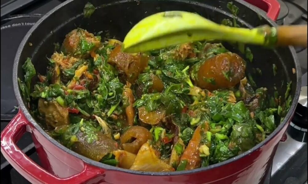 Here's Dolapo Grey's Recipe for Waterleaf Soup | Watch | BellaNaija