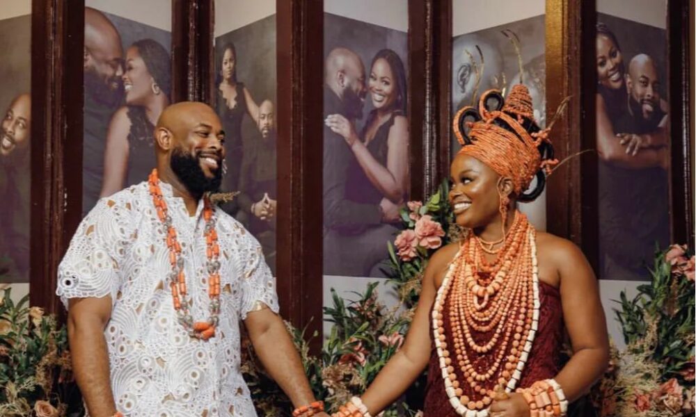 It Started With a Swipe! Enjoy Sefe & Christopher's Traditional Wedding ...