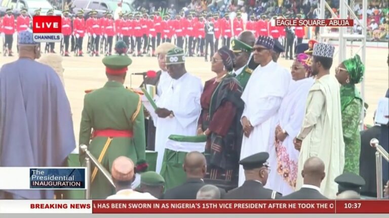 Bola Tinubu Sworn In as President of the Federal Republic of Nigeria | BellaNaija