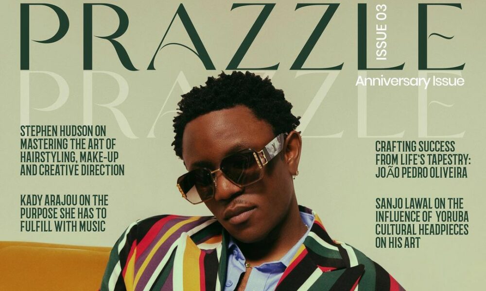 We Are Loving Victony's Dapper Style on the Cover of Prazzle Magazine ...