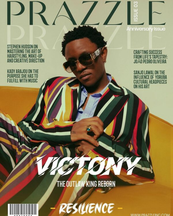 We Are Loving Victony's Dapper Style on the Cover of Prazzle Magazine ...