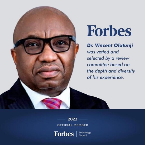 Vincent Olatunji, National Commissioner of Nigeria Data Protection Bureau, Joins Forbes ...
