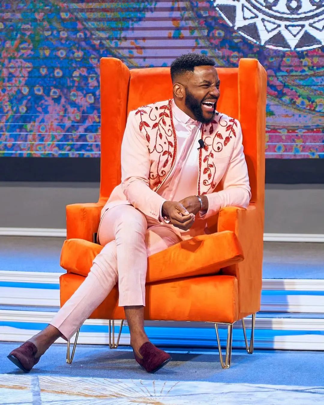 Ebuka Obi-Uchendu Showed Out In A Custom Embellished Suit At The #BBNaija Level Up Reunion Show ...