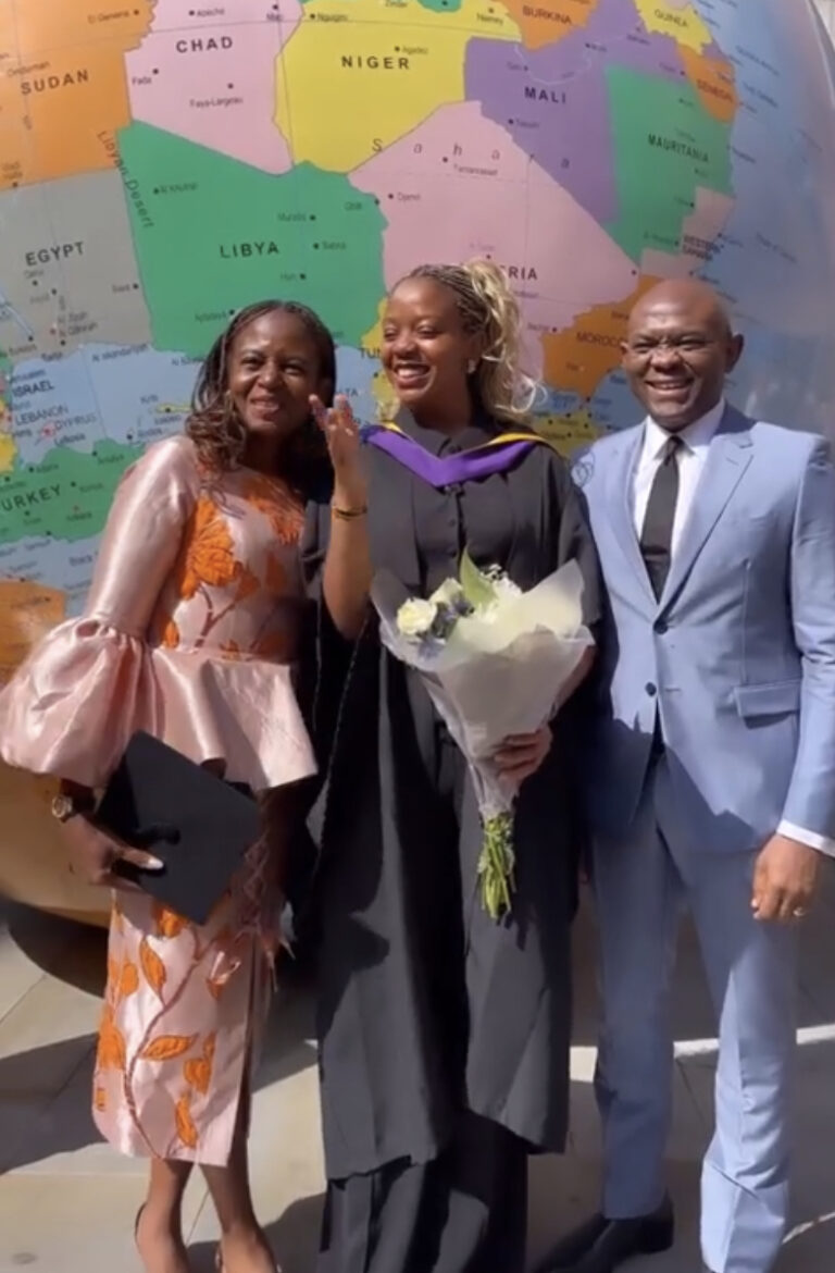 Tony Elumelu Proudly Cheers on His Daughter Oge as She Graduates with a ...