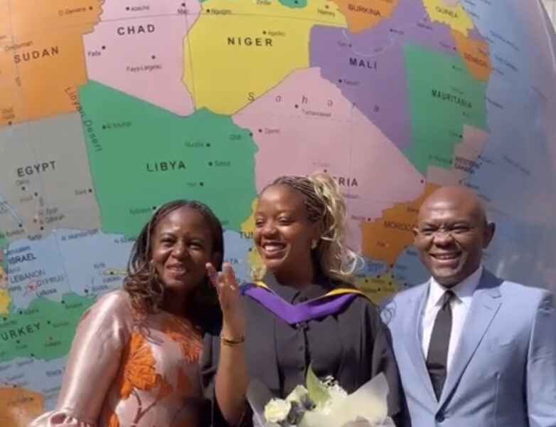 Tony Elumelu Proudly Cheers on His Daughter Oge as She Graduates with a ...