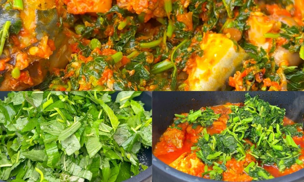 Check Out Velvety Foodies’ Delicious Efo Riro Recipe | Watch | BellaNaija