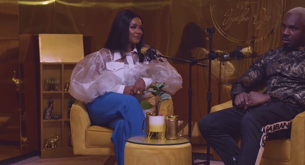 Pretty Mike joins Iyabo Ojo on Her Show “Gold Room” | Watch | BellaNaija