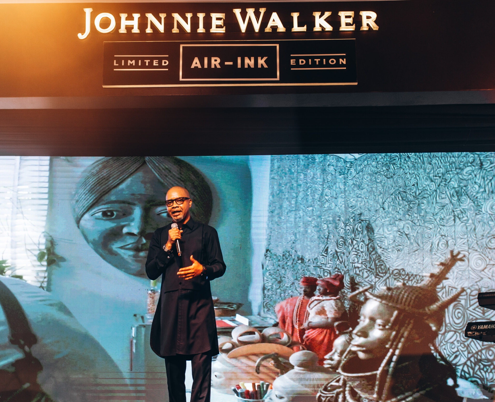 Sip the Future: Johnnie Walker, Air-Ink, and Victor Ehikhamenor Unveil ...