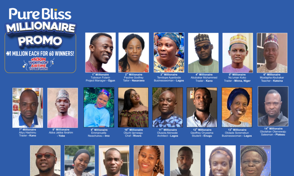 Millionaires on the Rise: Pure Bliss Makes 21 Millionaires and Extends ...