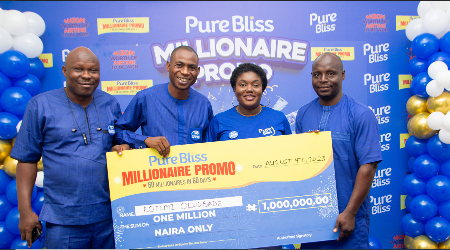Millionaires on the Rise: Pure Bliss Makes 21 Millionaires and Extends ...