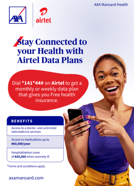 Now You can Get AXA Mansard Health Insurance with Your Airtel Data ...