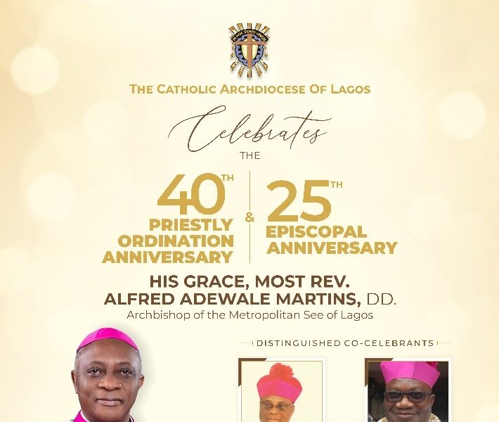 The Catholic Archdiocese of Lagos celebrates the Most Rev. Dr. Alfred ...