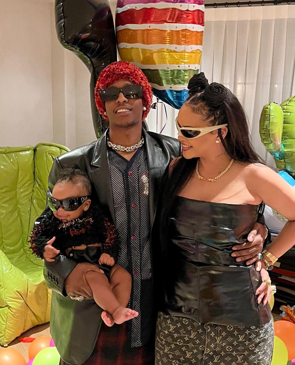 Rihanna And Aap Rocky Introduce Their Son Riot Rose To The World Bellanaija