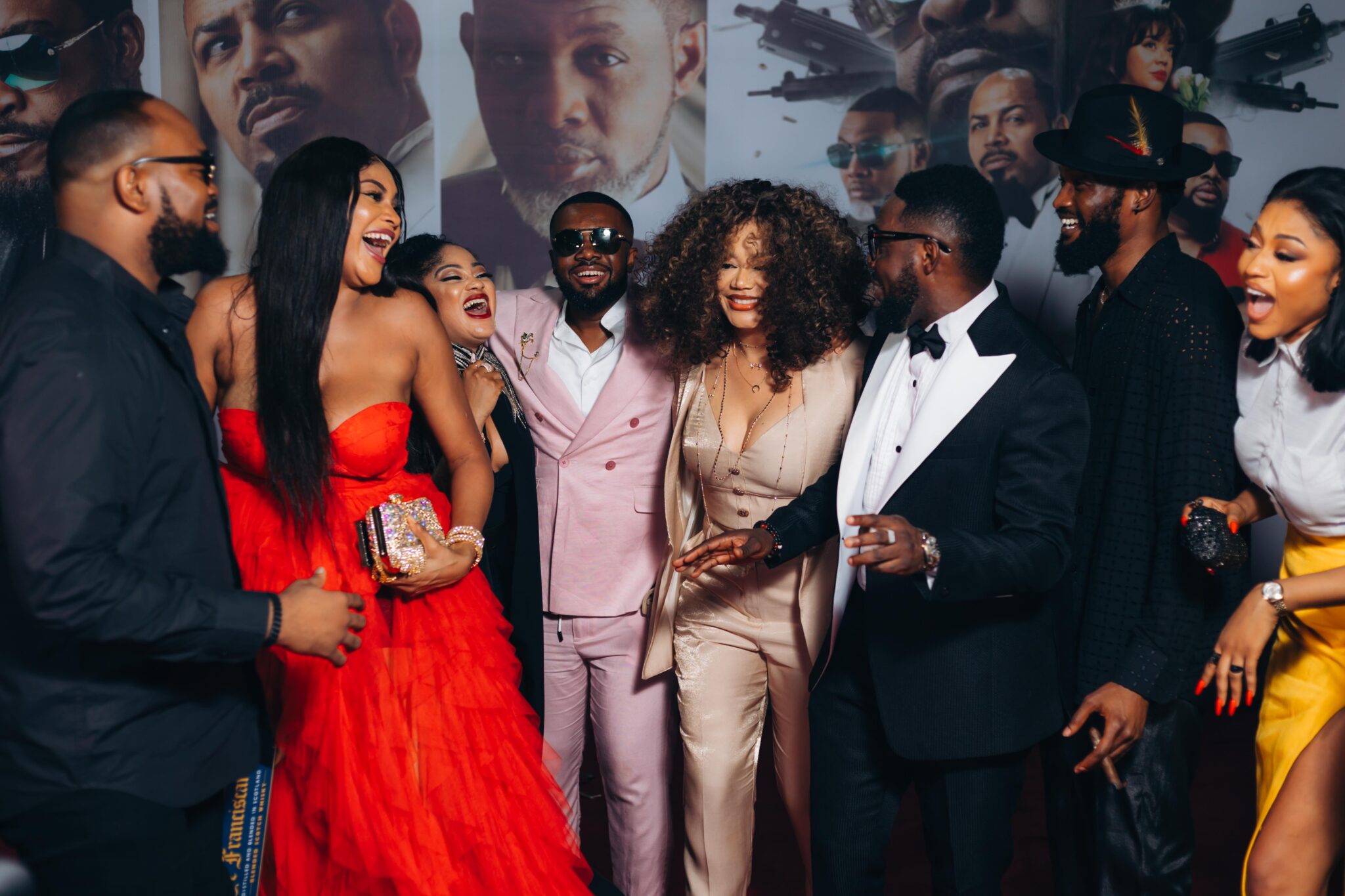 See Photos of AY Makun, William Uchemba, Nadia Buari & More at the Premiere of "Merry Men 3 ...