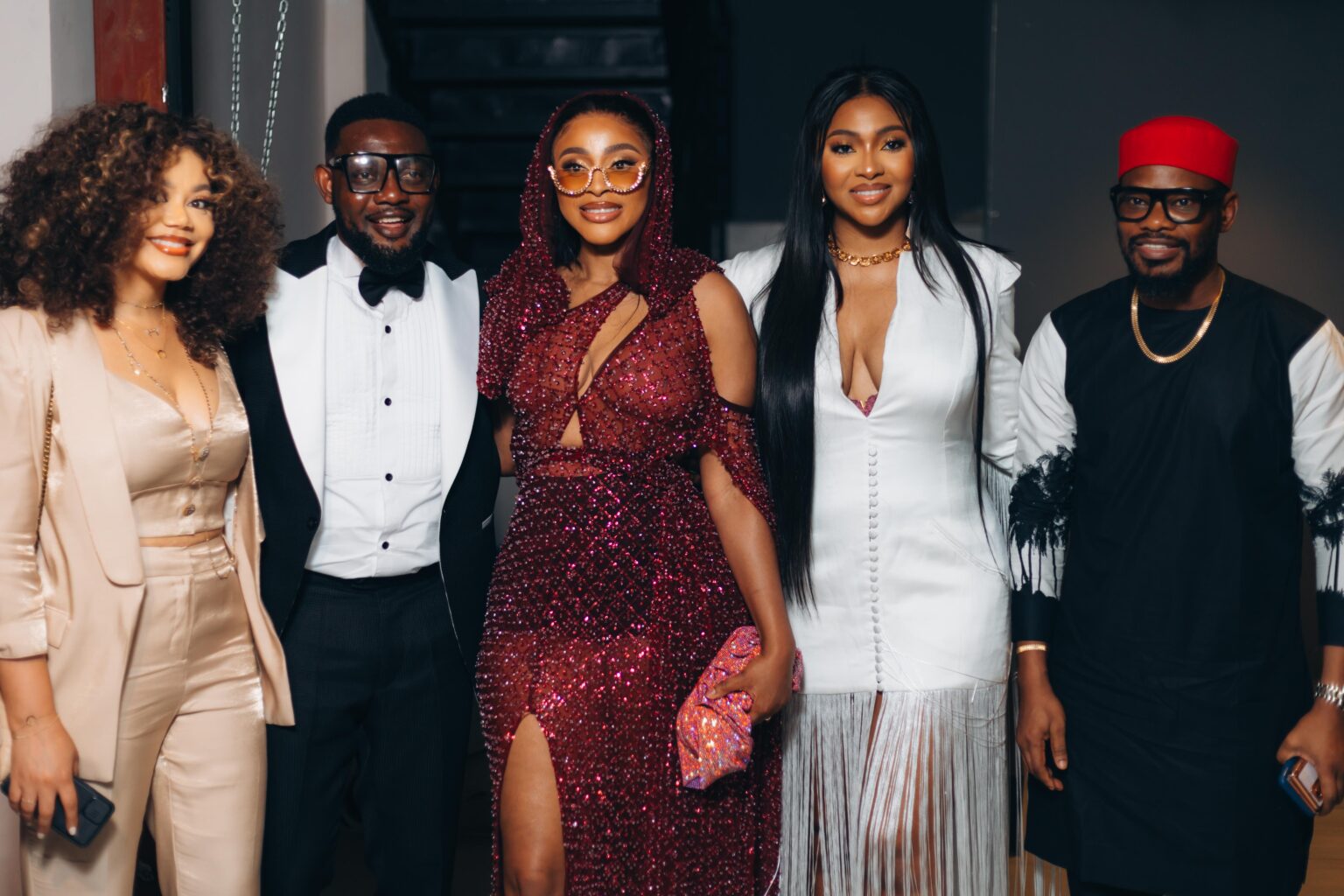 See Photos of AY Makun, William Uchemba, Nadia Buari & More at the Premiere of "Merry Men 3 ...