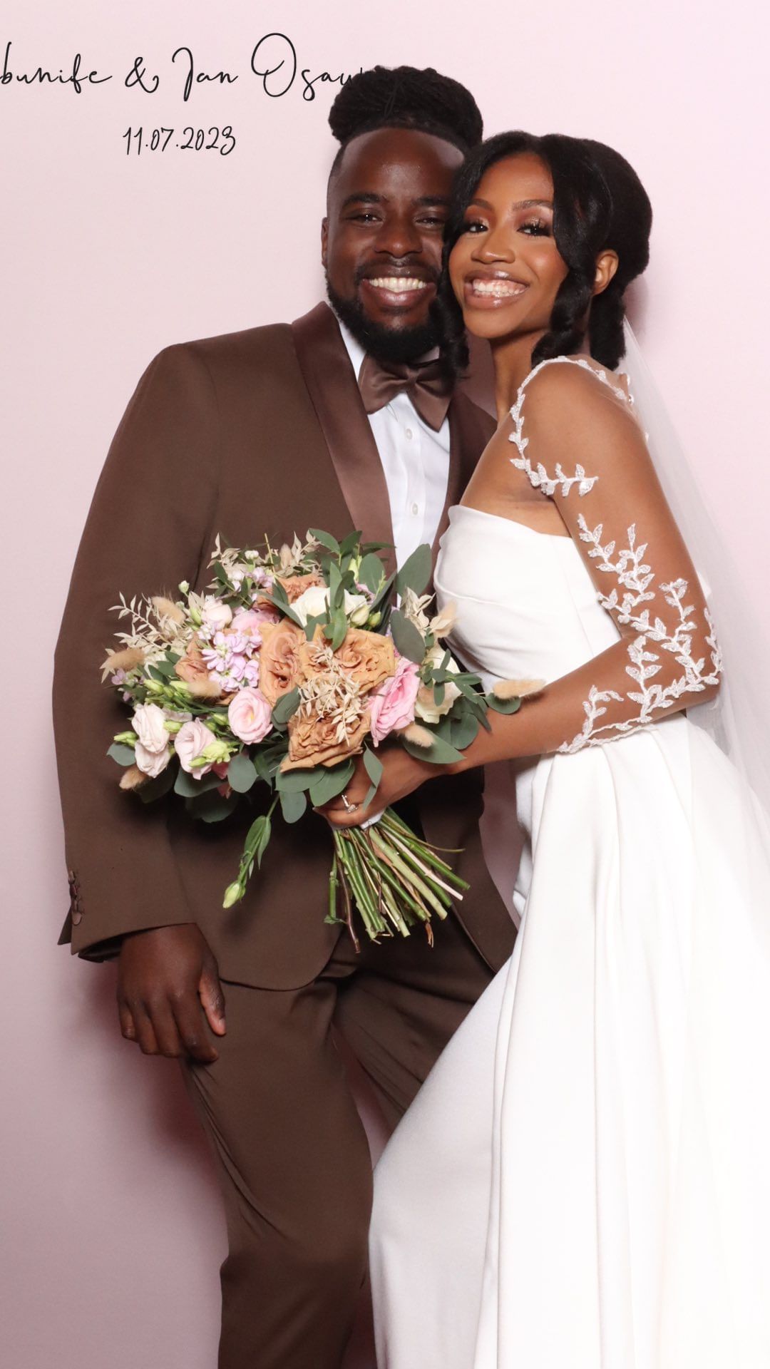 Ebunife and Ian's White Wedding Was a Burst of Love & Happiness ...