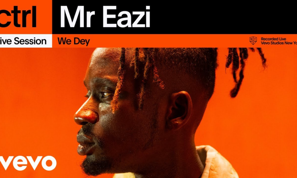 WATCH Mr Eazi Perform “We Dey” Live for Vevo Ctrl | BellaNaija