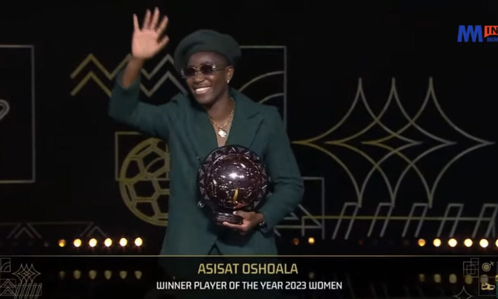 Asisat Oshoala Clinches Record 6th CAF POTY Award as Chiamaka Nnadozie ...