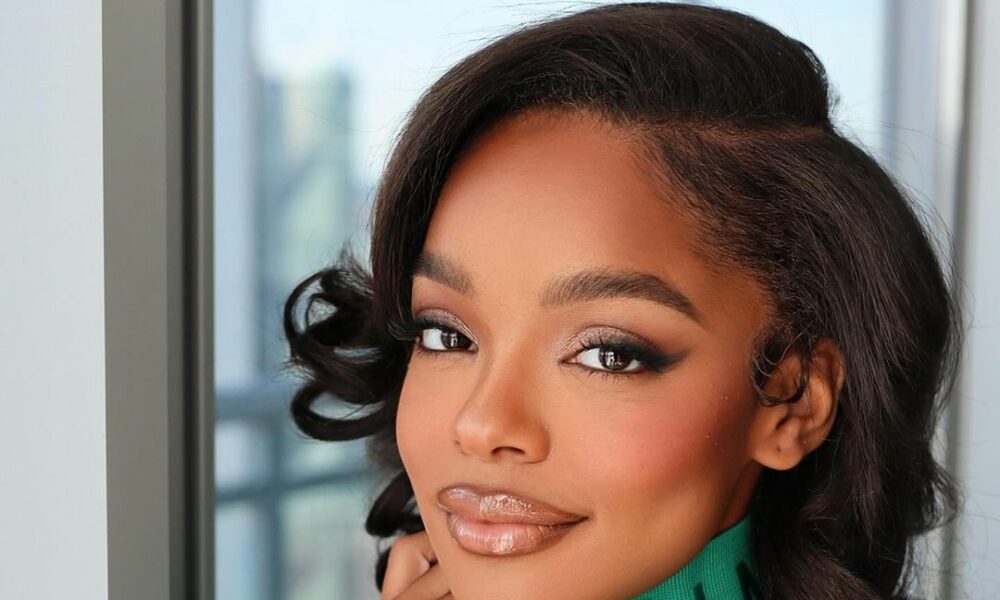 Marsai Martin Brings the Glam & Everything in a Sequined Burgundy Dress ...