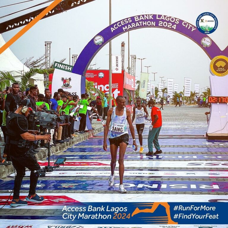 #LagosCityMarathon2024: Bernard Sang is The First Person to Cross The ...