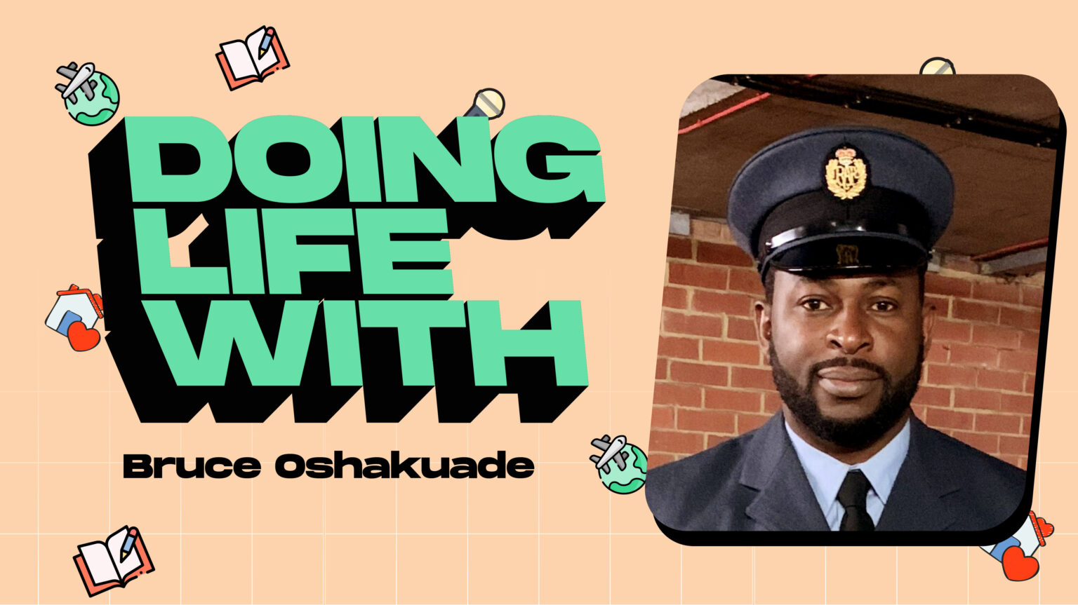 Serving in The UK Airforce & Being An Artiste – See How Bruce Oshakuade ...