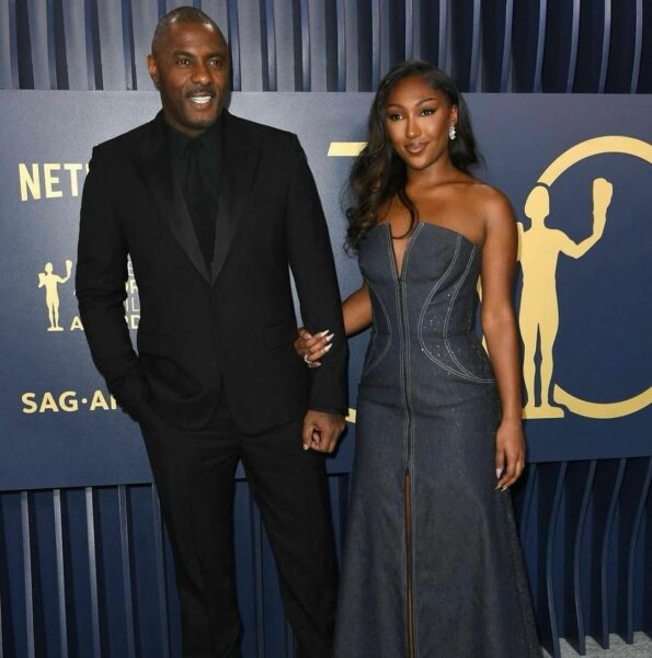 Family First ️! Idris Elba attends Cocktail Party with daughter Isan ...