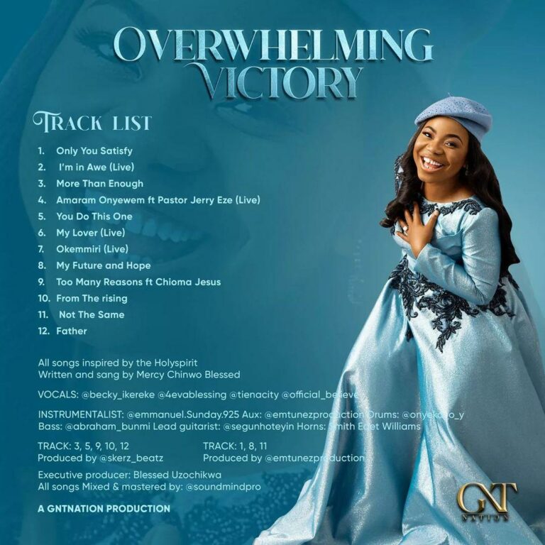 Mercy Chinwo Blessed Releases New Album "Overwhelming Victory" | BellaNaija