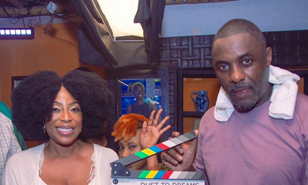 Family First ️! Idris Elba attends Cocktail Party with daughter Isan ...