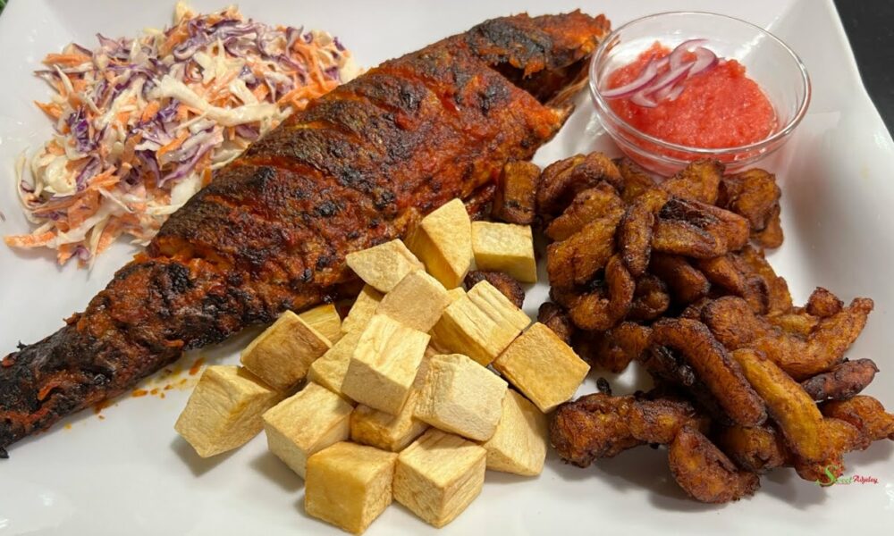 This Oven-Grilled Fish Recipe by Sweet Adjeley is all about Juicy ...