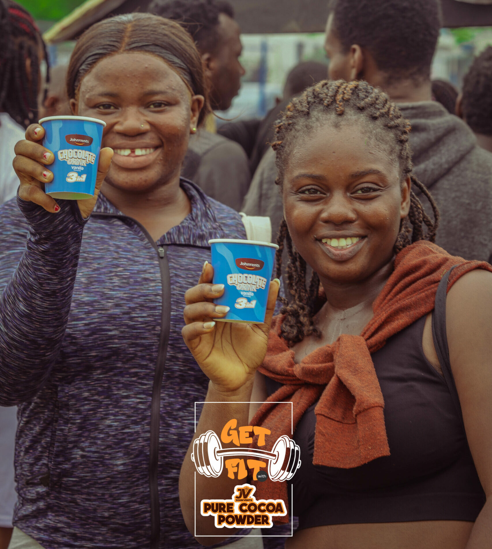 Johnvents Cocoa Powder and Sweat It Ibadan Partner for Epic Workout ...