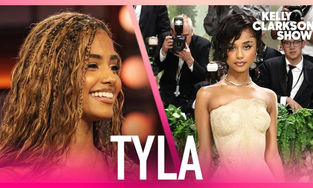Tyla Reveals All About Her Viral Sand Dress on The Kelly Clarkson Show ...