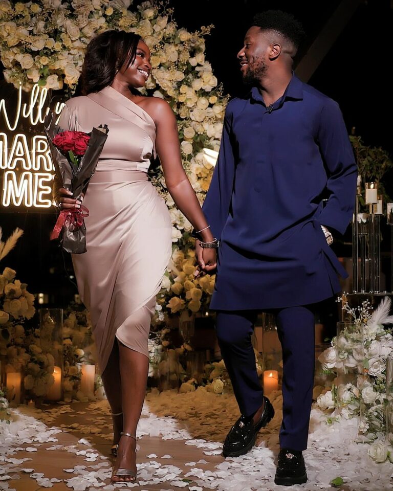 The Sweetest "Yes" Ever... Watch Peterson Okopi Propose to Prudent ...