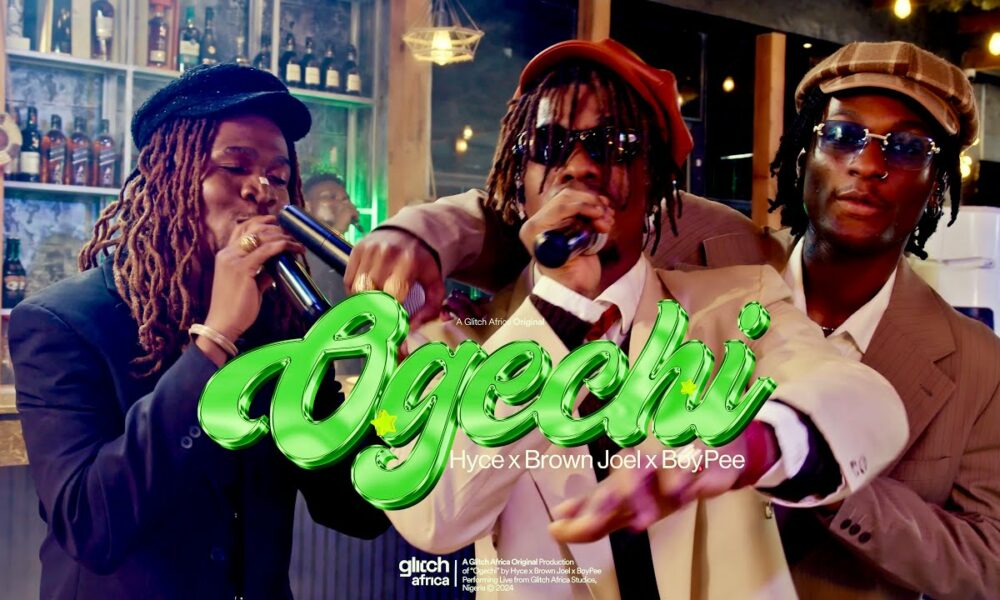Watch Brown Joe, Boypee & Hyce Deliver a Live Performance of "Ogechi" on Glitch Africa | BellaNaija