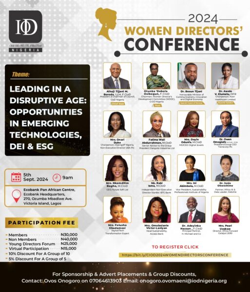 One Week to Go! Register Now for the Chartered Institute of Directors ...