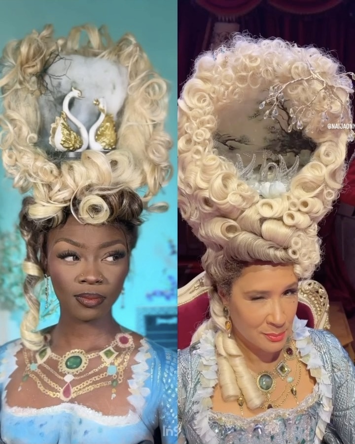 Nigerian Artiste Recreates Queen Charlotte's Signature Hairdo With A ...