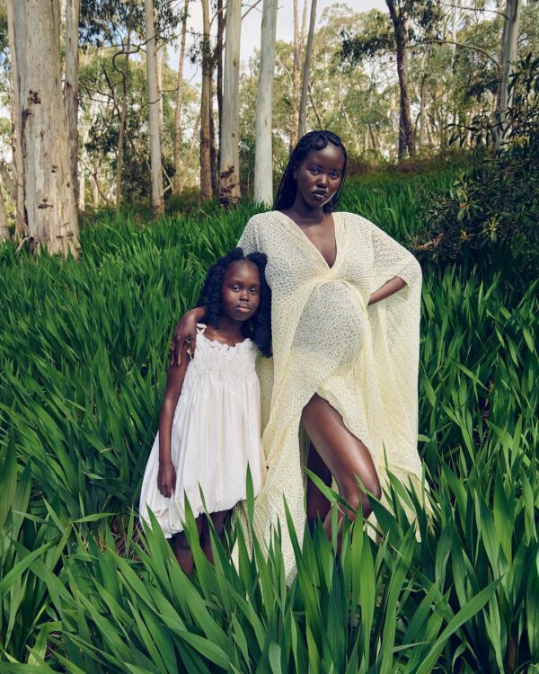 Adut Akech Explores Family Bonds & the Joy of New Beginnings on Vogue ...