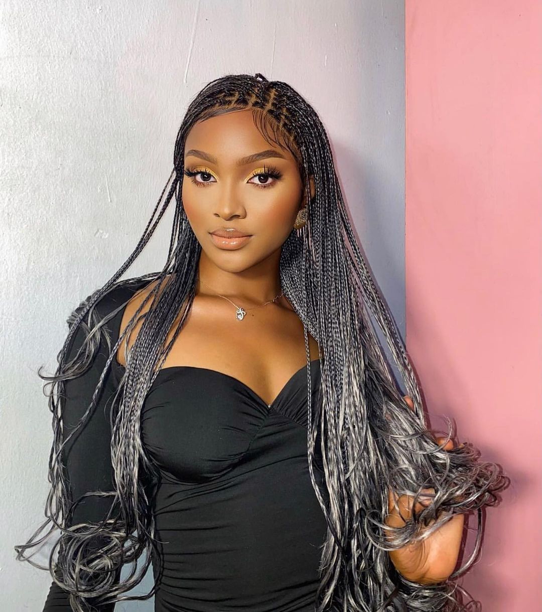 Check Out These Grey Braids Inspo to Elevate and Add Edge to Your ...