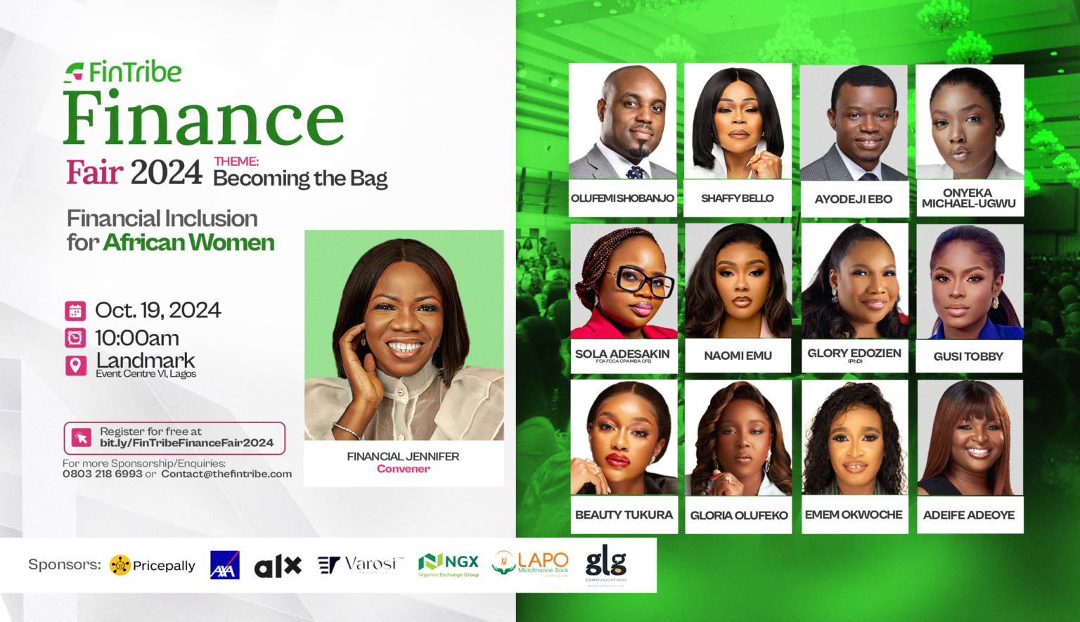 The FinTribe's 2024 Finance Fair to Host Over 7,000 Women In Lagos This ... The FinTribe's 2024 Finance Fair to Host Over 7,000 Women In Lagos This ...