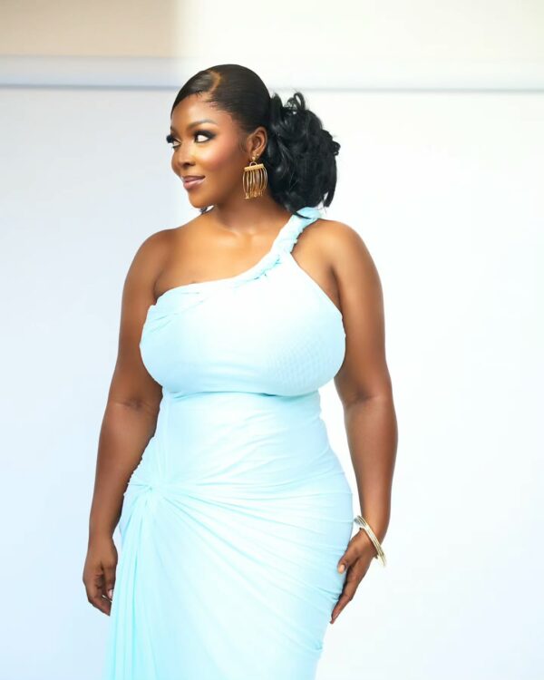 Yvonne Okoro is 40, Fabulous & Serving Aqua Blue Glam in Her Birthday ...